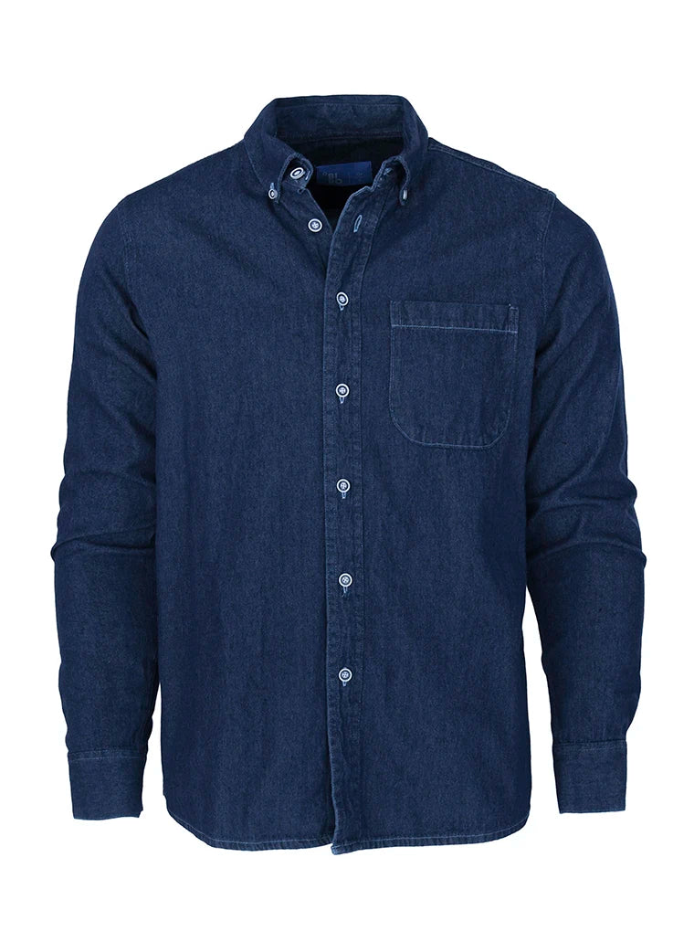 Camisa Bibo Mezclilla | UNIQ Uniformes