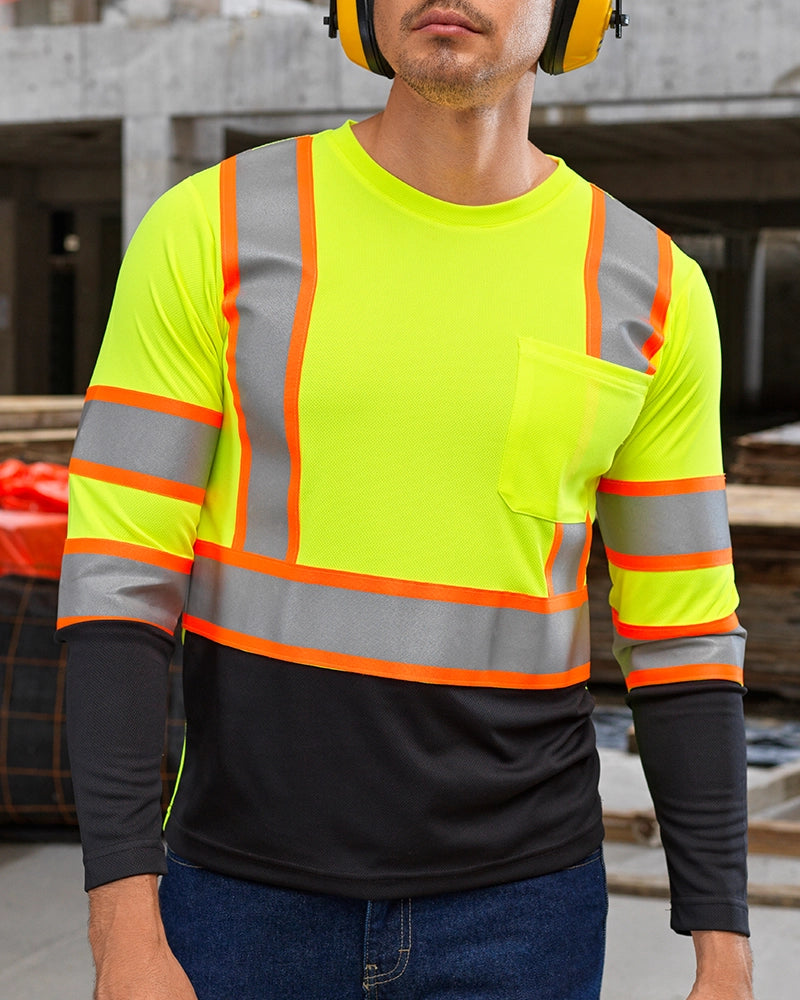 Playera Roughtek Intra 300 con Reflejante Bicolor | UNIQ Uniformes